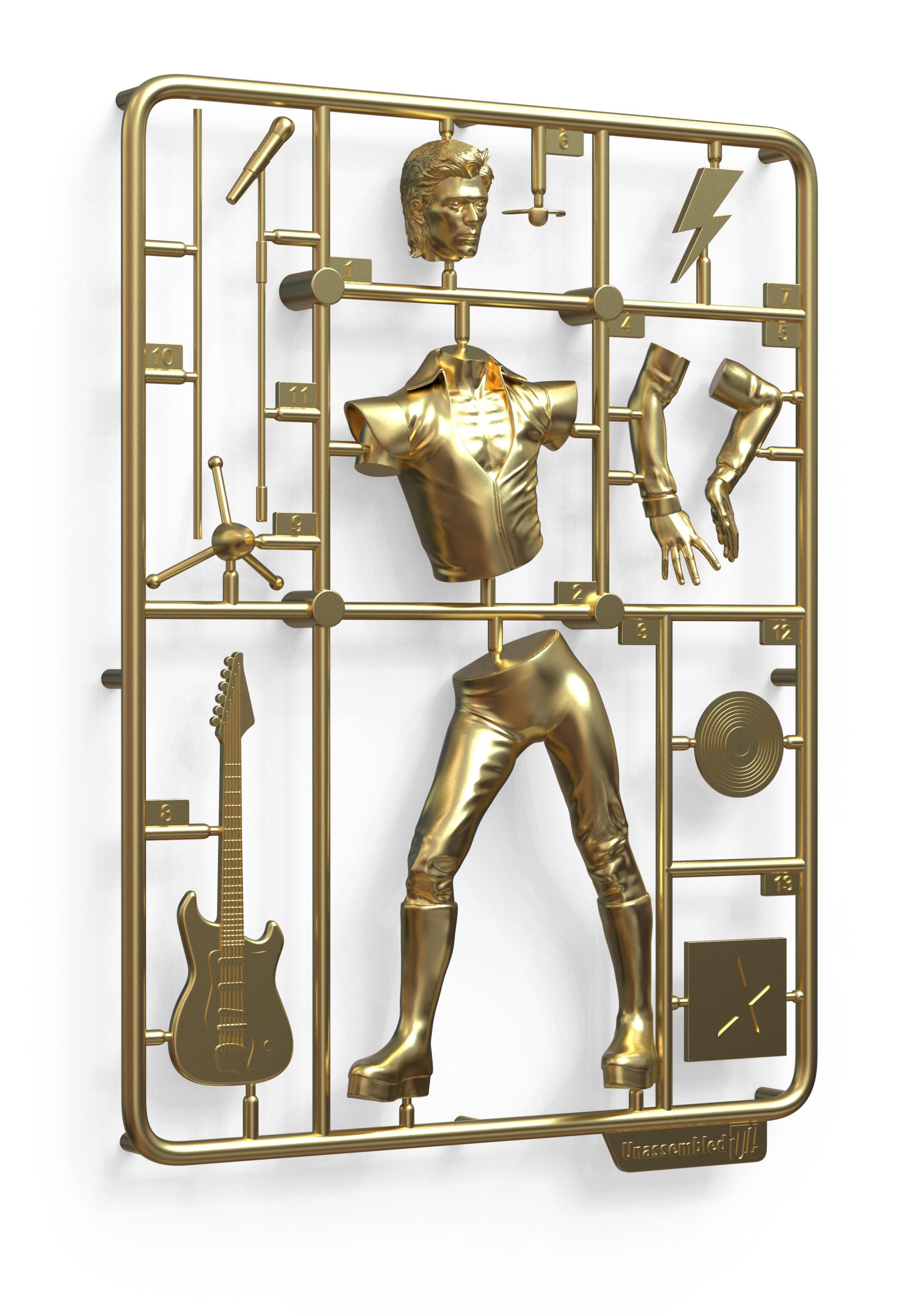 Star Man 3D Wall Art - Unassembled